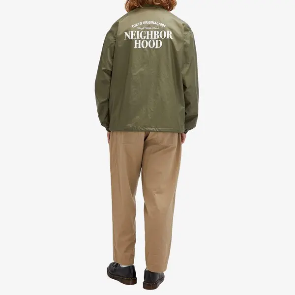 Neighborhood Windbreaker Jacket-1 - Olive Drab | Editorialist